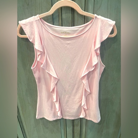 Lilly Pulitzer | Tops | Lilly Pulitzer Austin Light Pink Top Xs | Poshmark